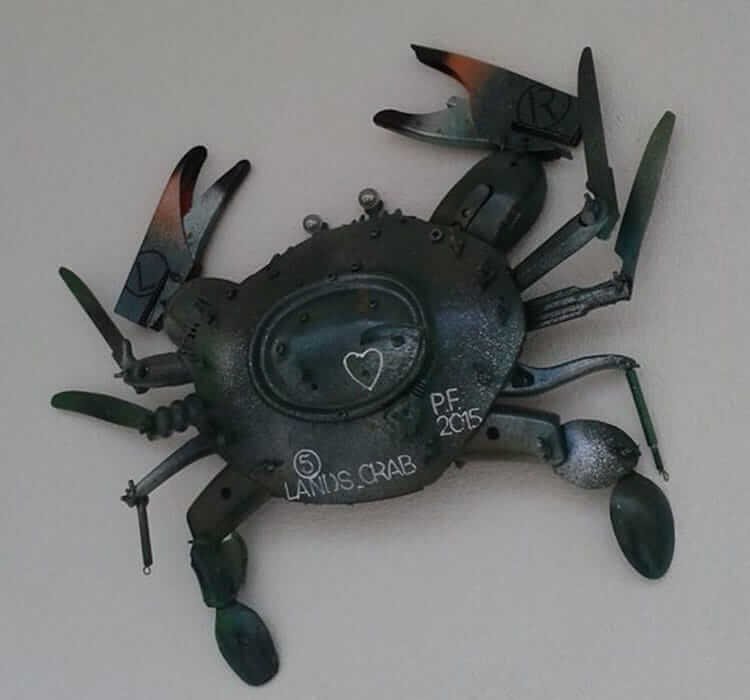Recycled Art Installation in Portovenere: Interview with Stefano Pilato