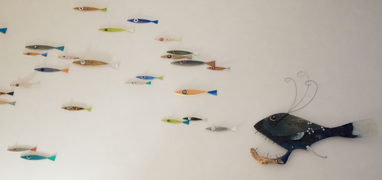 Recycled Art Installation in Portovenere: Interview with Stefano Pilato